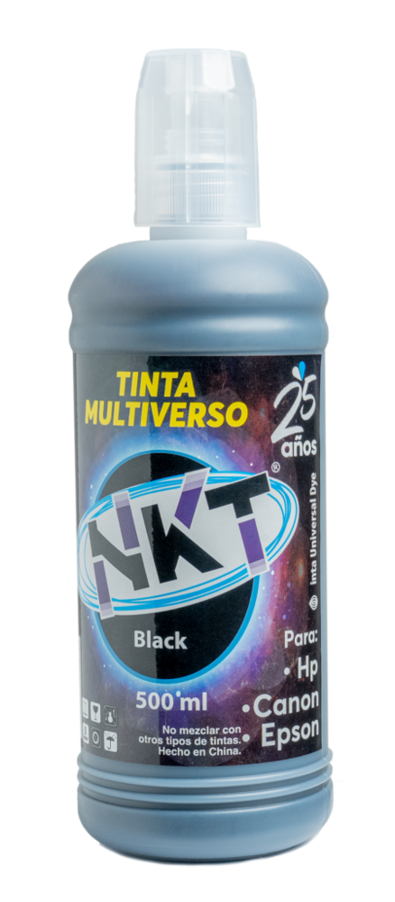 TINTA NKT NEGRO 500ML – UNIVERSAL – Nektech NKT