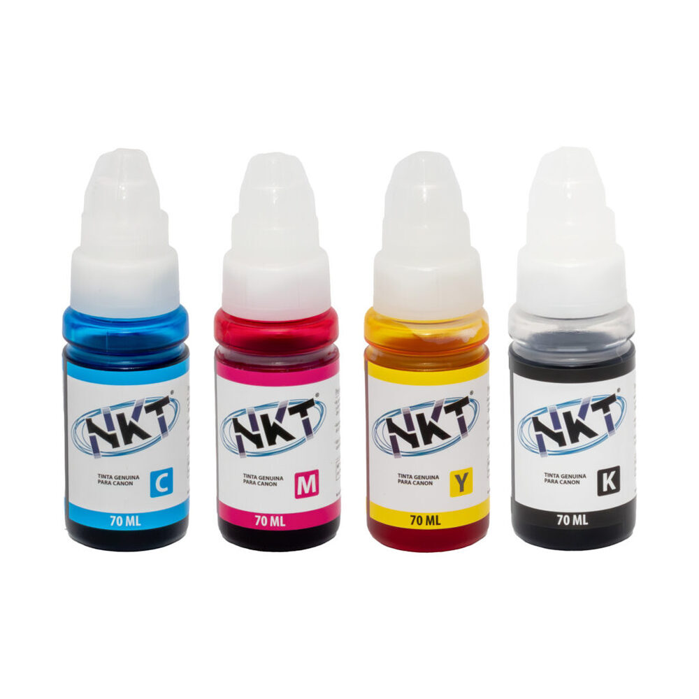 TINTA NKT 4PACK 70ML – PARA CANON SERIE G – Nektech NKT