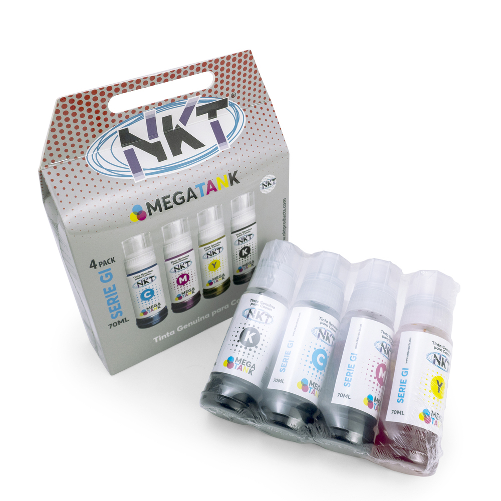 TINTA NKT 70ML 4PACK PARA CANON MEGA TANK – Nektech NKT